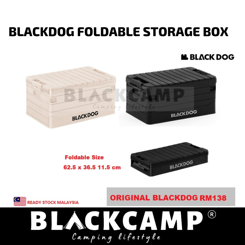 Blackdog Storage Box 60L PP Folding Multipurpose Box Table Camping ...