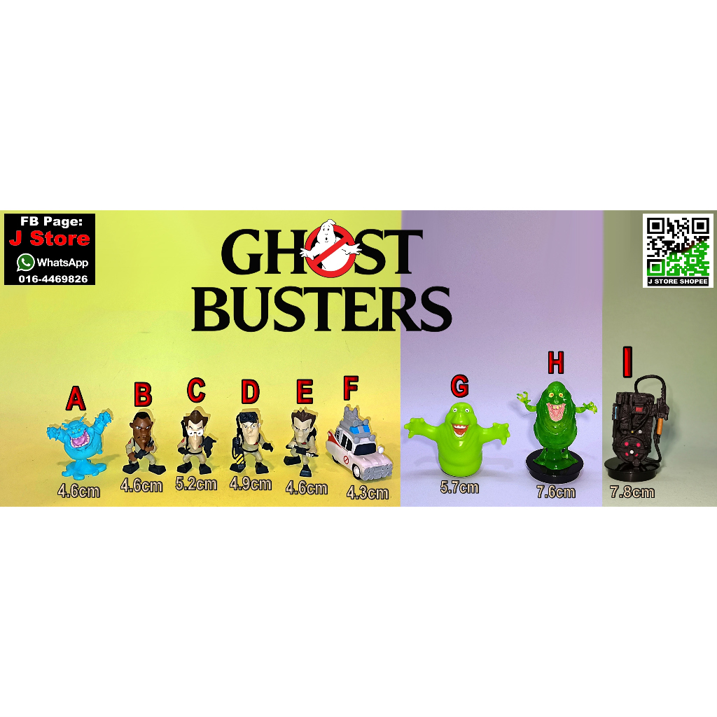 Ghostbusters chibi figure ( J Store ) | Shopee Malaysia