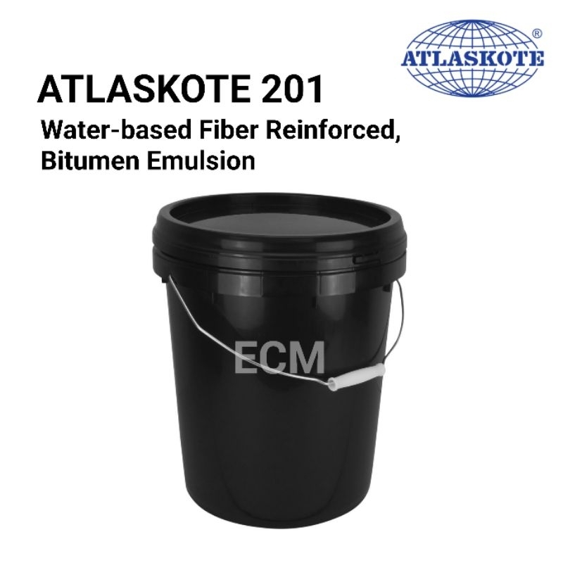ATLASKOTE 201 (20KG) Fiber-Reinforced Water-based Bitumen Emulsion Containing Non-Asbestos ...