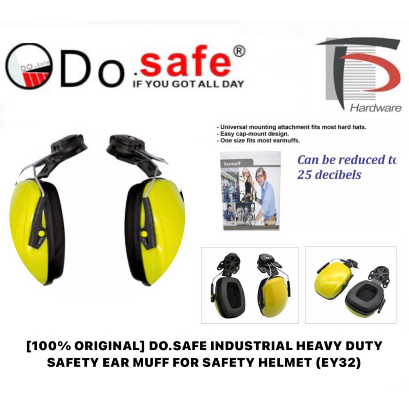 [100% ORIGINAL] DO.SAFE INDUSTRIAL HEAVY DUTY SAFETY EAR MUFF FOR ...