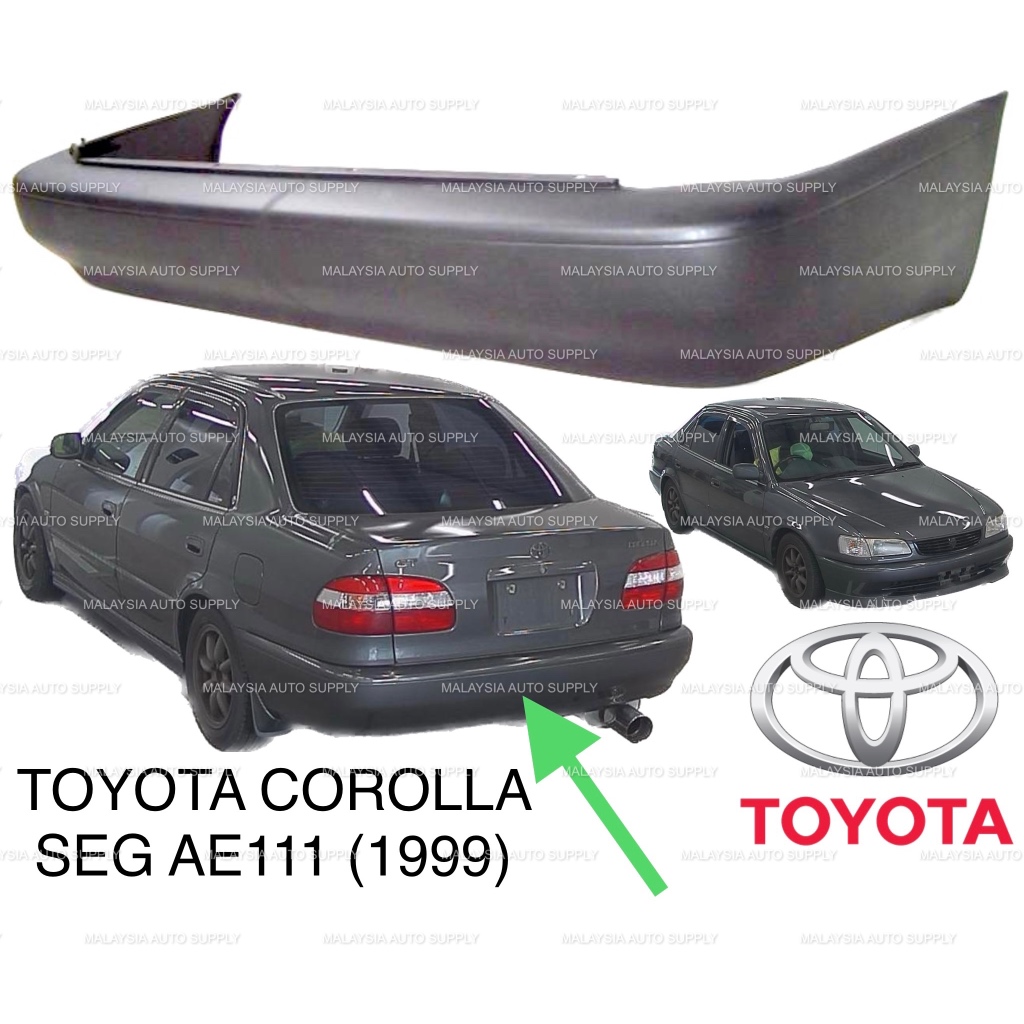 TOYOTA COROLLA AE111 ( 1999 ) - REAR BUMPER (NEW) | Shopee Malaysia