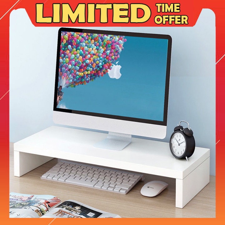 Computer Monitor Screen Increased Shelf Base Desktop Keyboard Rack ...