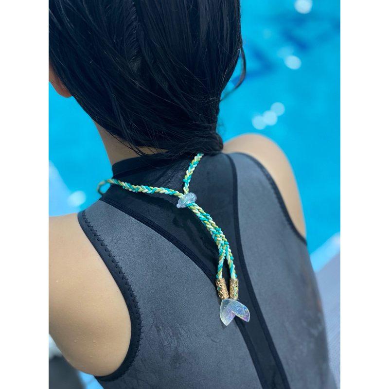 Adjustable Handmade Diving Mask Strap with Mermaid Tails or Pearls ...