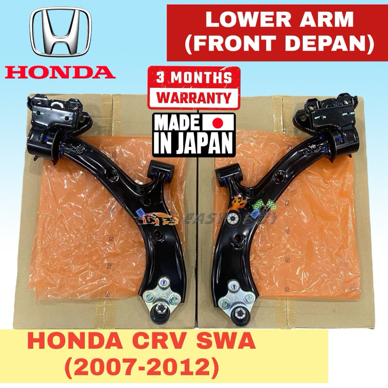 ORIGINAL JAPAN HONDA LOWER ARM (FRONT DEPAN) HONDA CRV CR-V SWA (2007-2012) 51350-SWA-H01 51360 ...