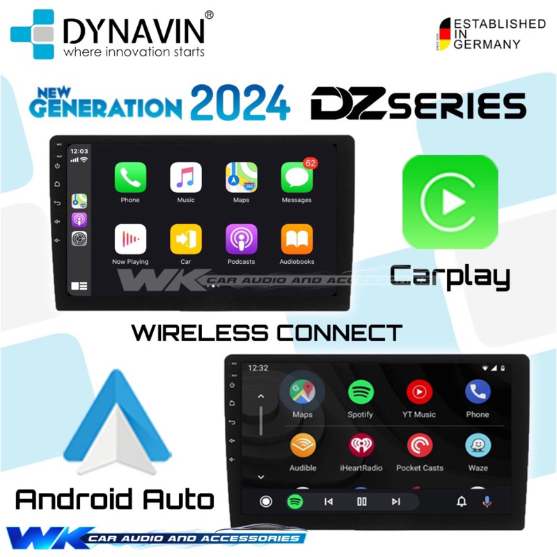 DYNAVIN DZ25 SERIES ANDROID PLAYER WITH APPLE CARPLAY AND ANDROID AUTO ...
