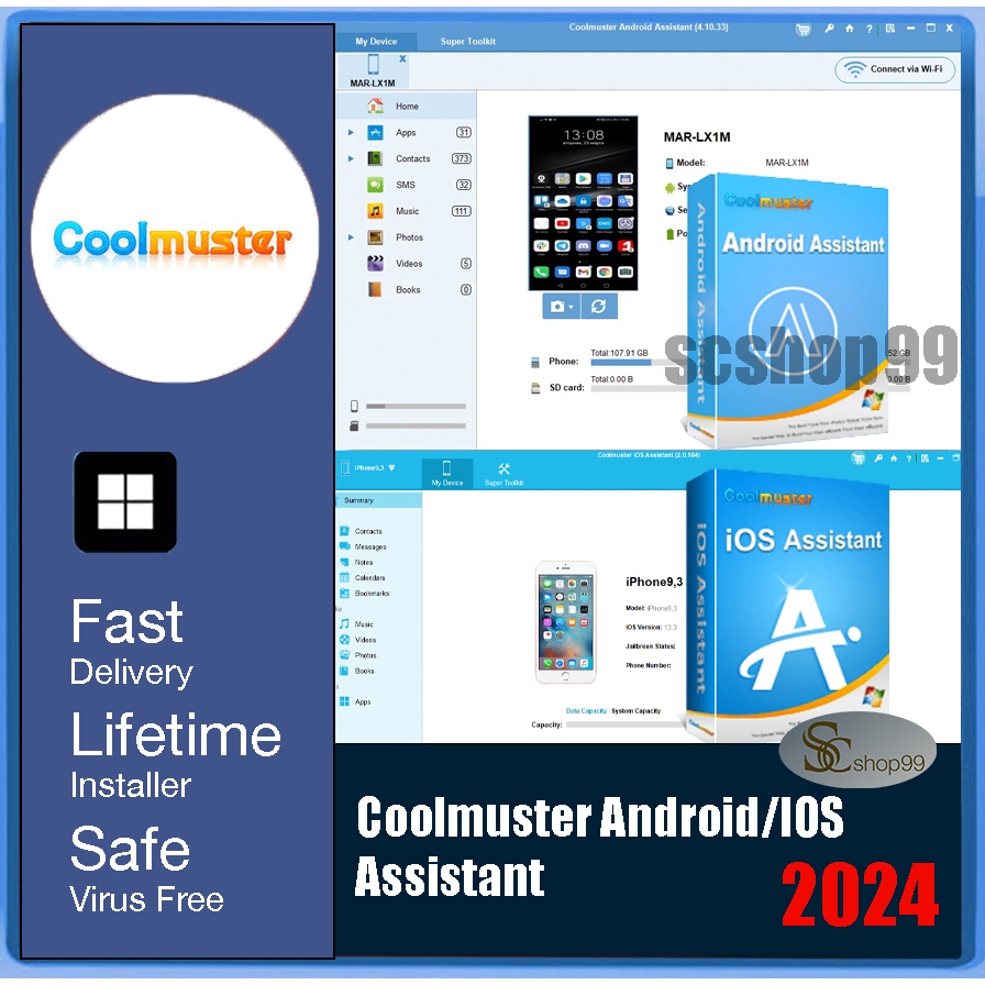 Coolmuster Android/IOS Assistant for Windows (Latest May 2024) | Shopee ...