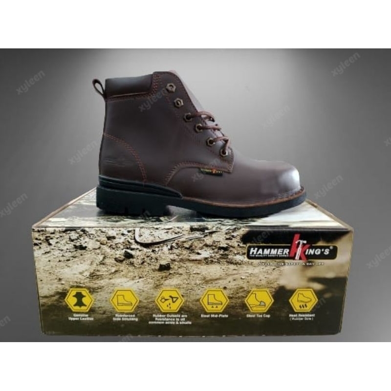 Safety Shoes Hammer King's HK-13019 | Shopee Malaysia