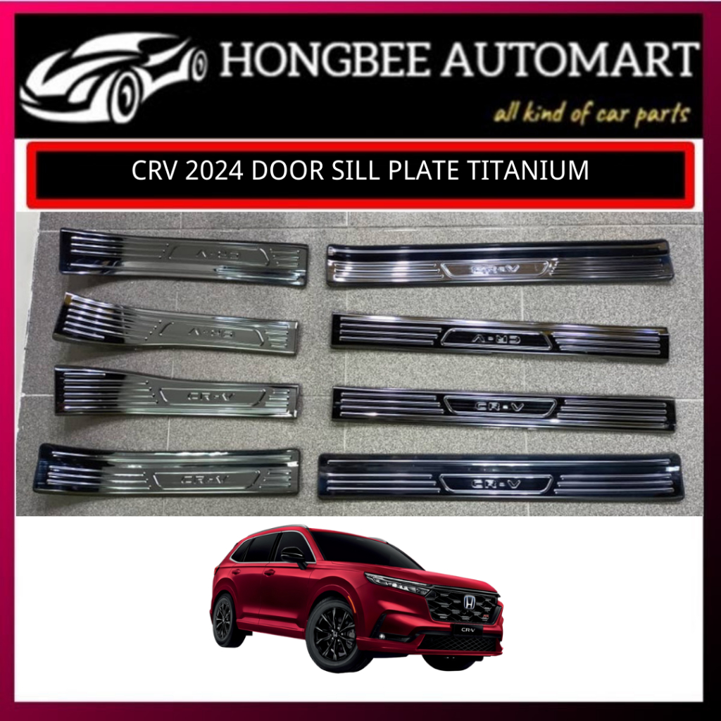 HONDA CRV 2024-PRESENT TITANIUM SILL PLATE, TITANIUM SIDE STEP, DOOR ...