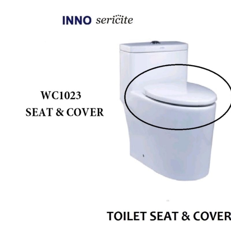 inno sericite wc1023 seat and cover only. original toilet | Shopee Malaysia