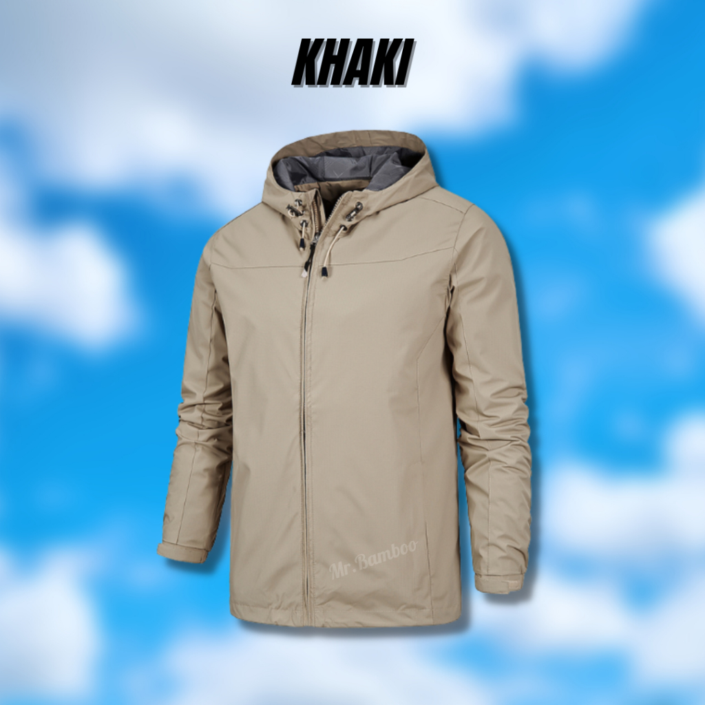 🇲🇾 MR.BAMBOO Unisex Jacket Waterproof Outdoor Windbreaker Jaket Motor ...