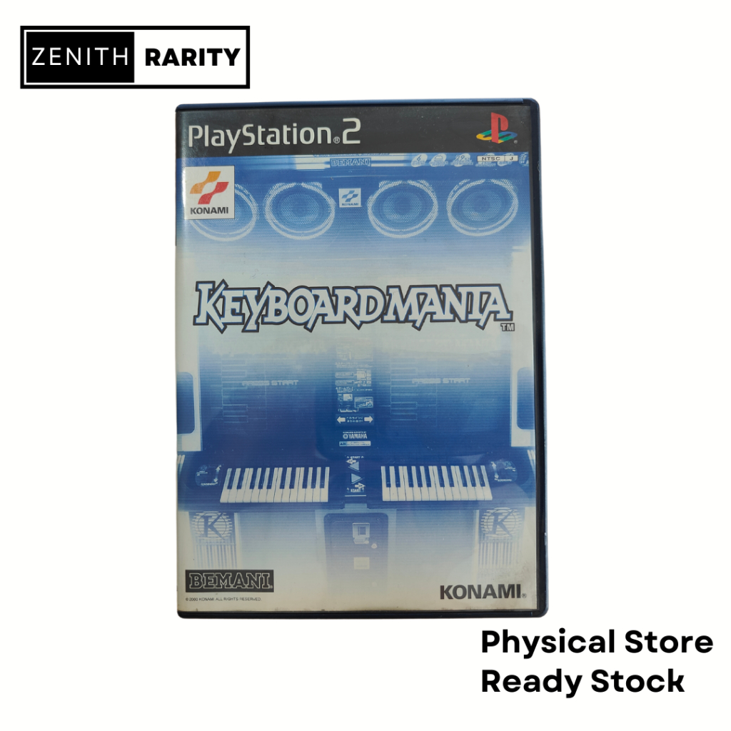 Zenith Rarity Sony Playstation 2 PS2 game Keyboard Mania | Shopee Malaysia