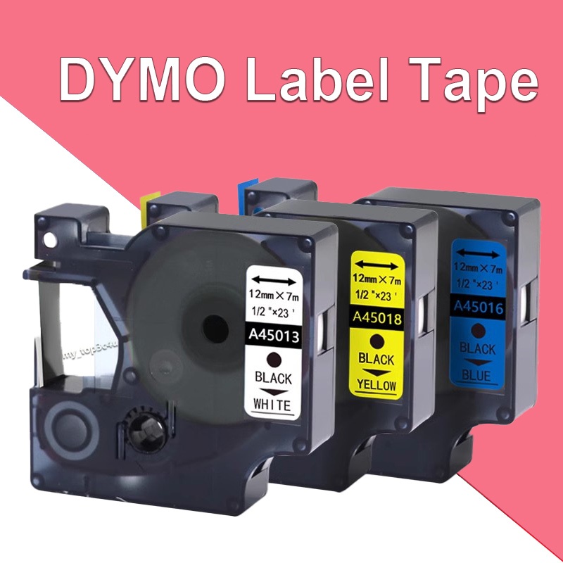 D1 Label Tape 45013 45010 45018 Compatible with DYMO LabelManager PT ...