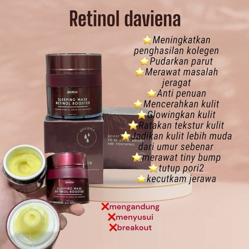 RETINOL DAVIENA ORIGINAL HQ | Shopee Malaysia