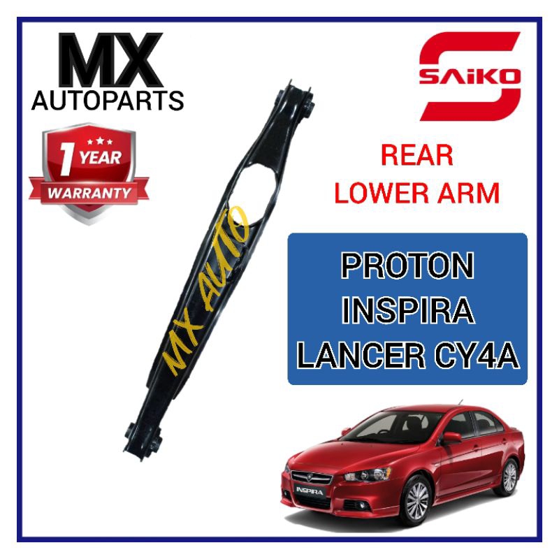 SAIKO CONTROL LOWER ARM PROTON INSPIRA LANCER CY4A REAR / BELAKANG ...