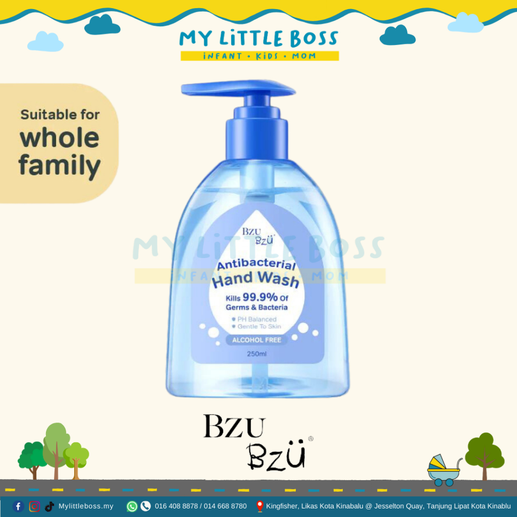 Bzu Bzu Antibacterial Hand Wash (250 ml) | Shopee Malaysia