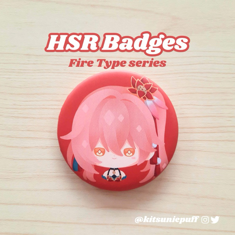 Honkai Star Rail HSR Button Badges - FIRE TYPE series 🔥 | Shopee Malaysia