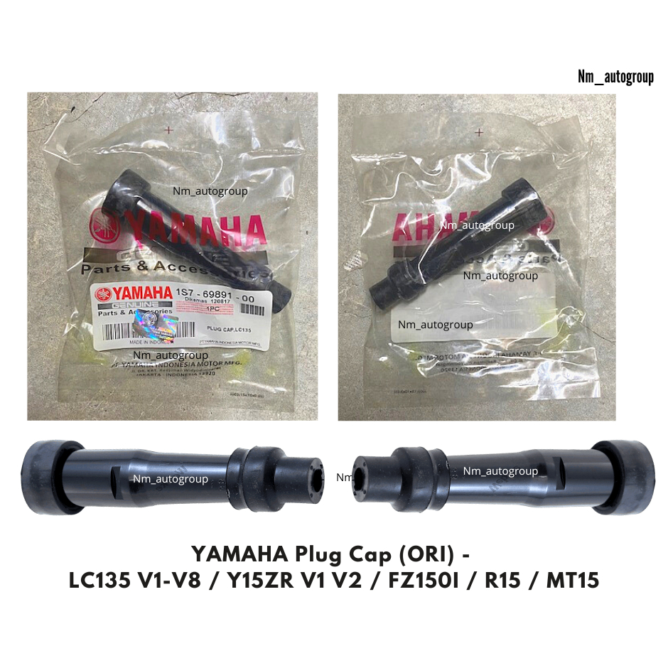 YAMAHA Plug Cap (ORI Indo) - LC135 V1-V8 / Y15ZR V1 V2 / FZ150I / R15 ...