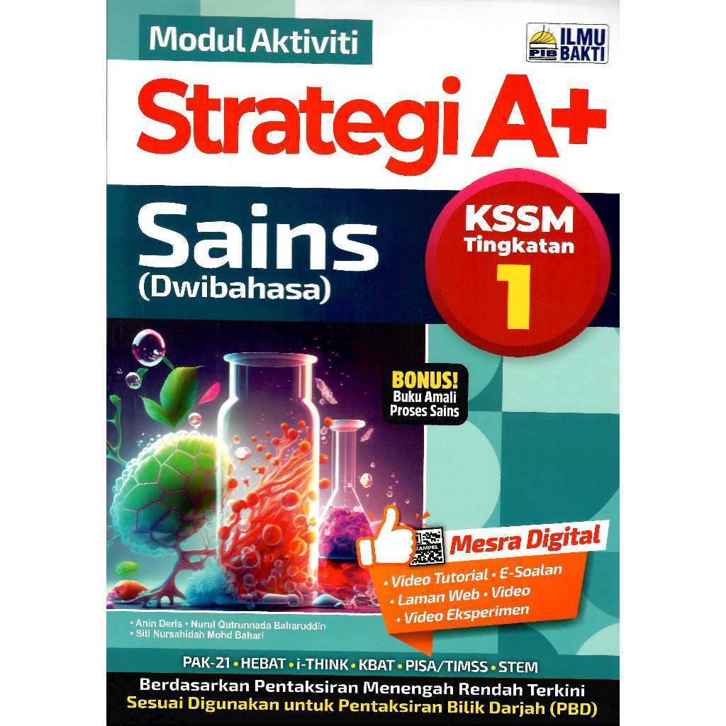 Modul Aktiviti Strategi A+ Tingkatan 1 Bm | English | Matematik | Sains | Geografi | Sejarah ...