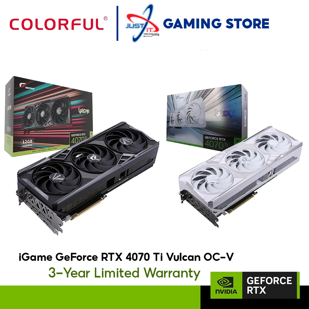 COLORFUL iGame GeForce RTX4070 TI Vulcan OC-V / RTX4070 TI VULCAN W OC ...