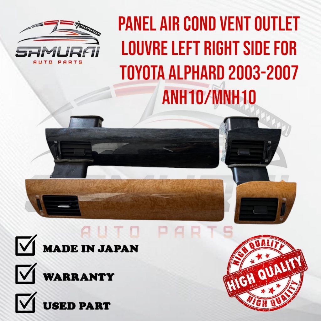 Panel Air cond Vent Outlet Louvre Left Right Side For Toyota Alphard ...