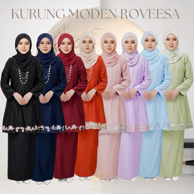 KURUNG MODEN LACE ROVEESA | Shopee Malaysia