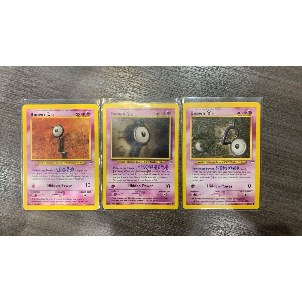 Pokemon Trading Card (TGC) Unown Combination (ILV) | Shopee Malaysia