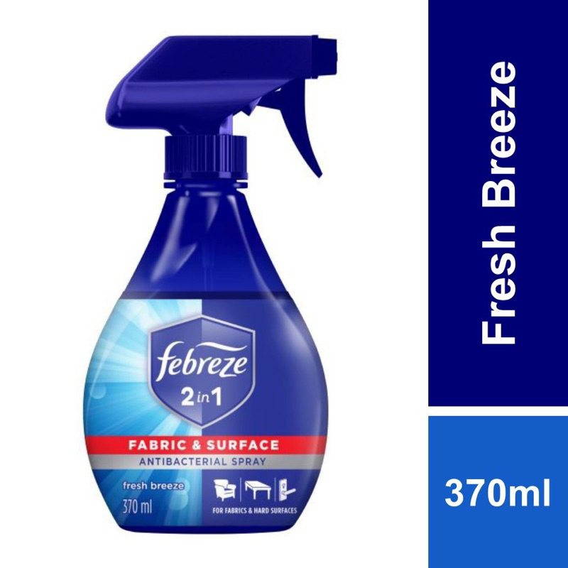 Febreze 2-in-1 Antibacterial Disinfectant Fresh Breeze 370ml | Shopee ...