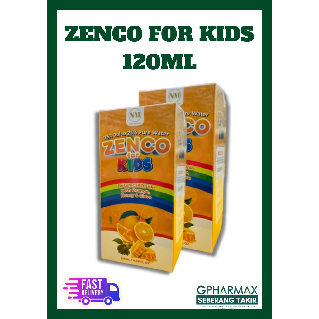 Zenco For Kids Minuman Botani Campuran Oren Cengkih Madu 120ml | Shopee ...