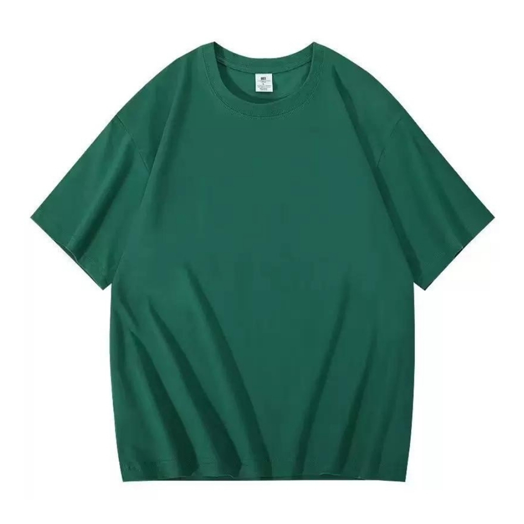 300gsm 100% Cotton Oversized T-shirts Plain Oversized T-shirts Short-Sleeved Thick T-shirts ...