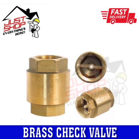 CITY Brass Spring Check Valve 1/2''/3/4''/1'' | Shopee Malaysia