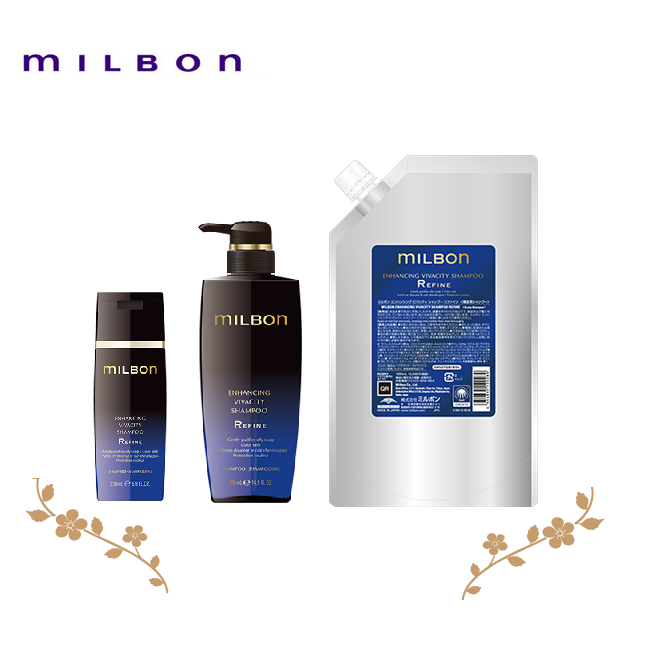 【Global MILBON Premium】ENHANCING VIVACITY SHAMPOO REFINE | Shopee Malaysia