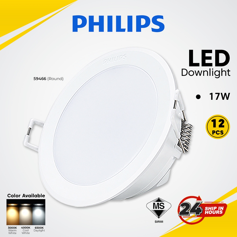 PHILIPS MESON LED 13W 5" / 17W 6" Recessed Downlight [Round & Square ...