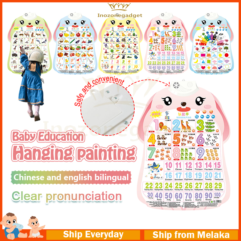 Kids baby Learning Wall Chart Learning For Kids Educational Poster ...