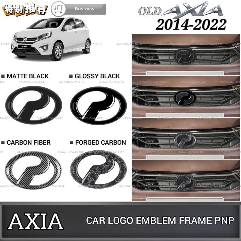 AMAZING PERODUA AXIA 2014-2022 FRONT REAR CAR LOGO EMBLEM COVER PERODUA ...