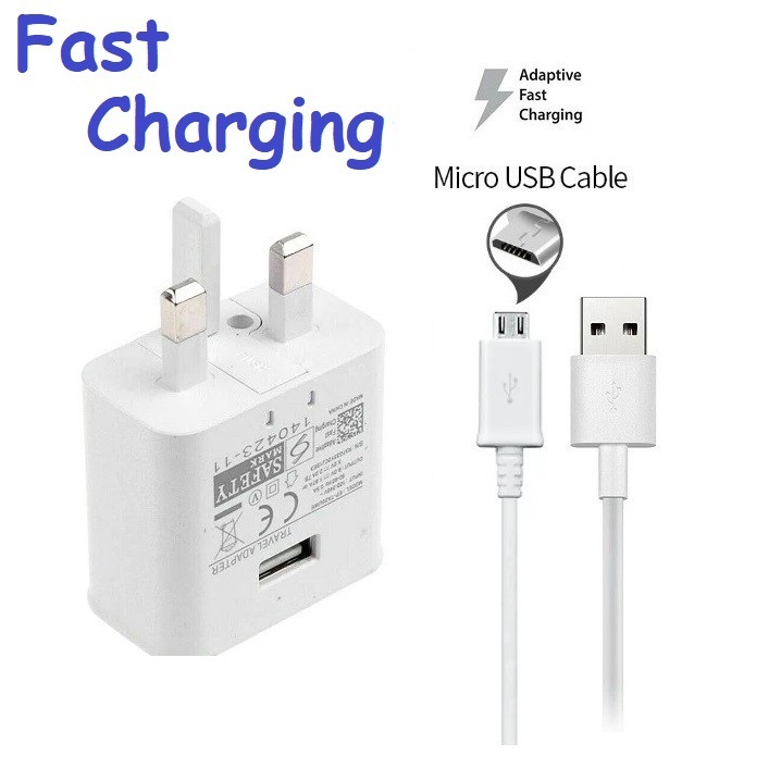Compatible For Samsung Charger Fast Charging Adapter With Micro Usb ...