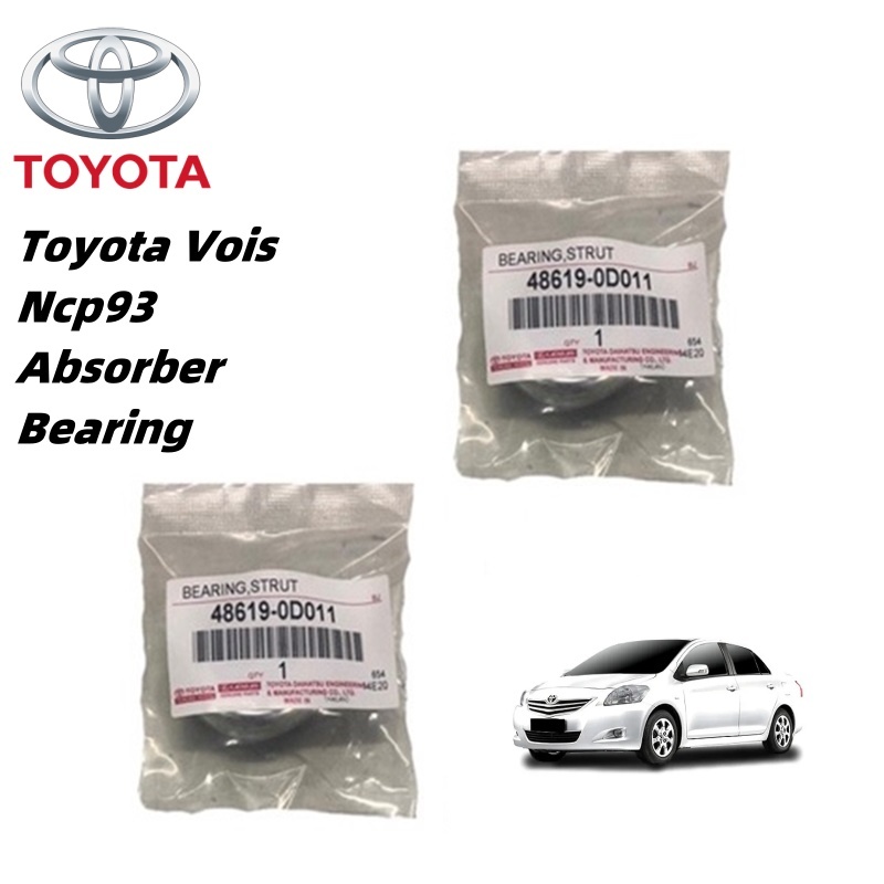 1Pair Toyota Vois Ncp93 Front Absorber Mounting Strut Bearing (48619 ...