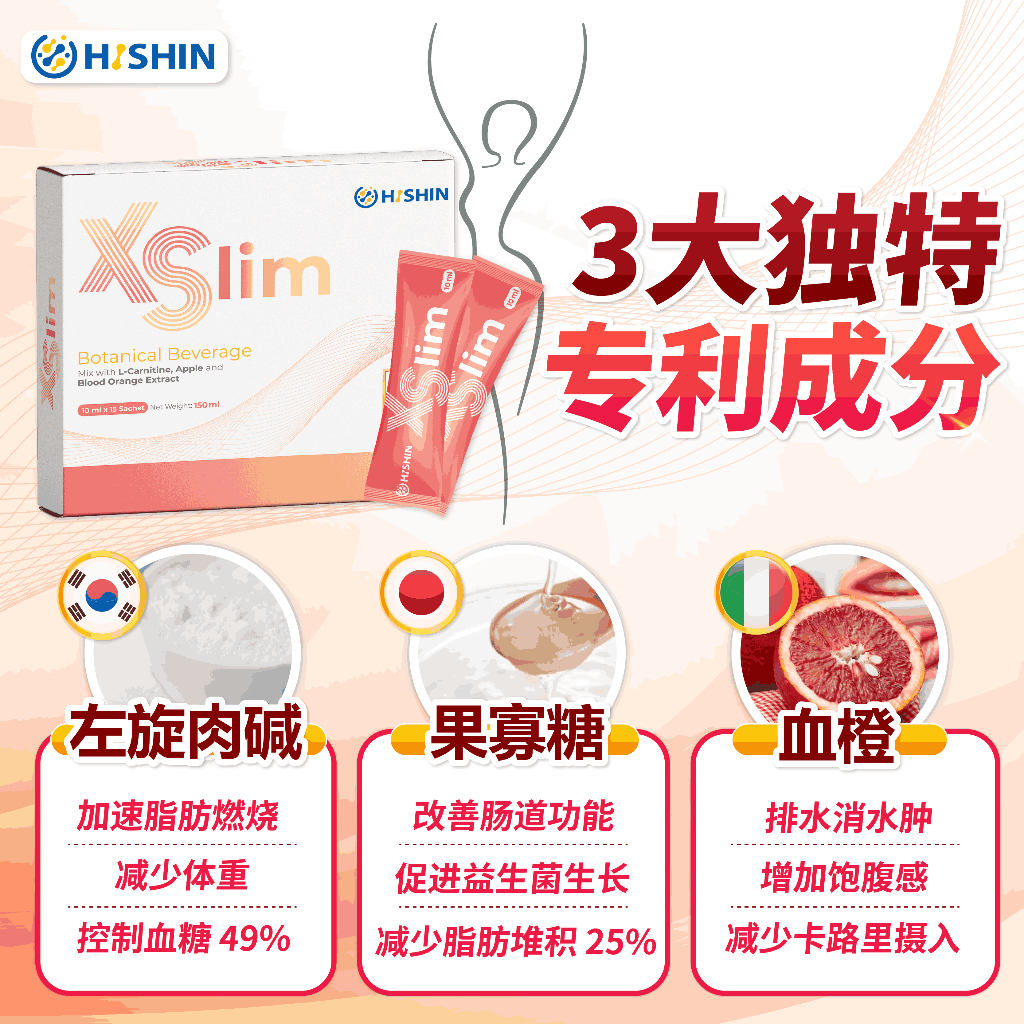 [Official store]Hishin XSlim瘦身王 燃脂 代谢 Weight Control, Slimming, Kawal ...