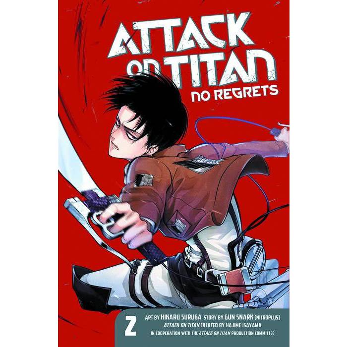 ATTACK ON TITANS NO REGRETS VOLUME 2 ORIGINAL KADOKAWA MANGA Levi ...