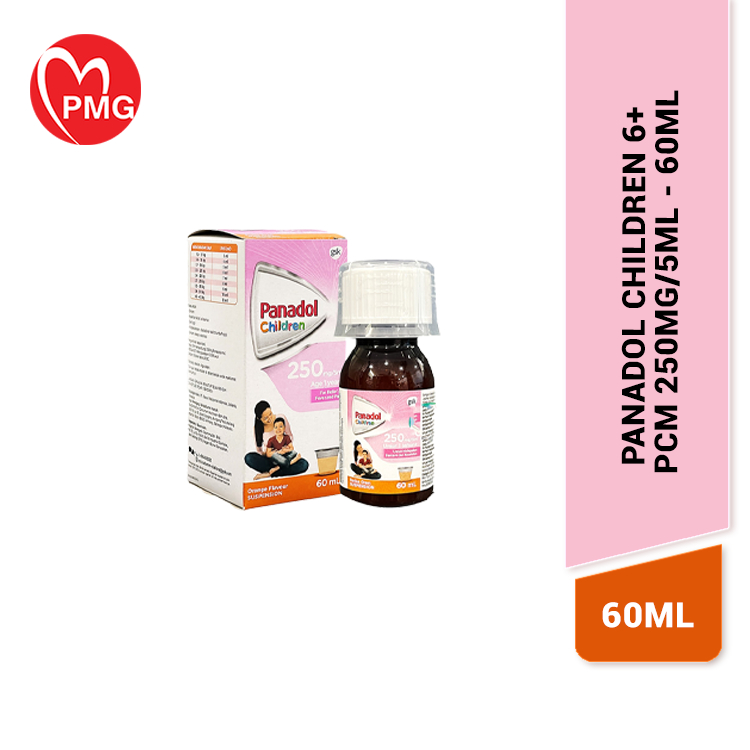 [PMG PHARMACY] Panadol Children 6+ Pcm 250mg/5ml - 60ml | Shopee Malaysia