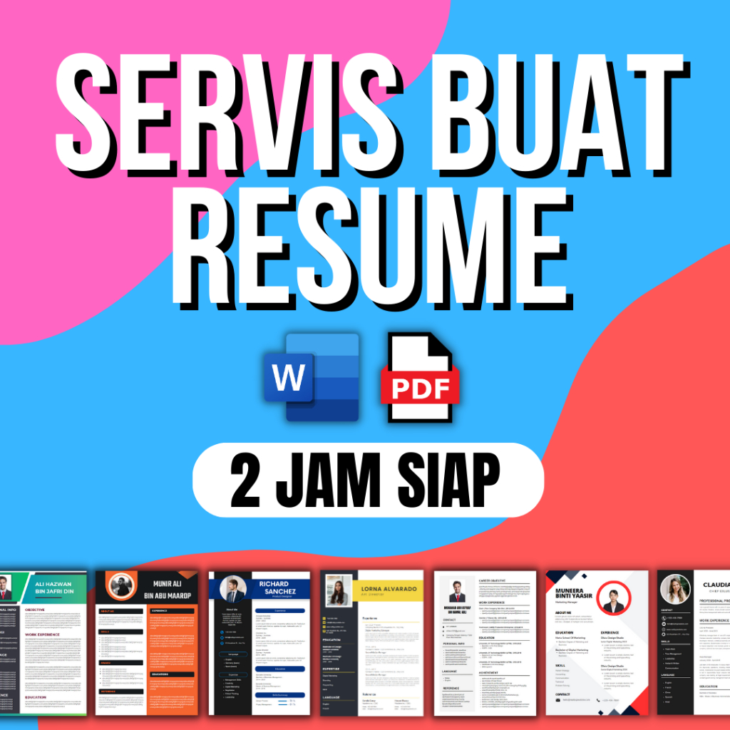 Servis Buat Resume | Professional Resume Services | Edit Resume | Shopee Malaysia