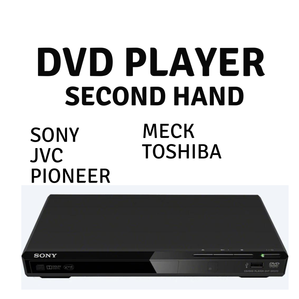 TOSHIBA PANASONIC PENSONIC PIONNEER DVD DIVX MP4 PLAYER USB SECOND ...