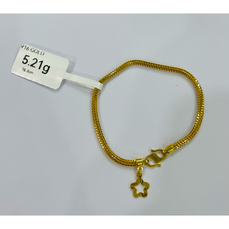 Youloong Rantai/Gelang tangan Pandora EMAS916/ 916Gold Pandora bracelet/Dragon design bracelet ...