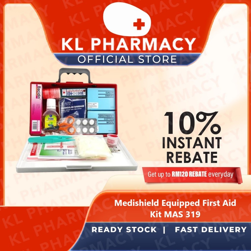 [Always new stock,FAST]Medishield Equipped First Aid Kit MAS 319 ...
