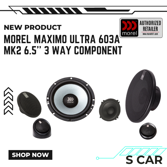 MOREL Maximo Ultra MKII 603A 6.5 '' 3 Way Component Set Speaker ...