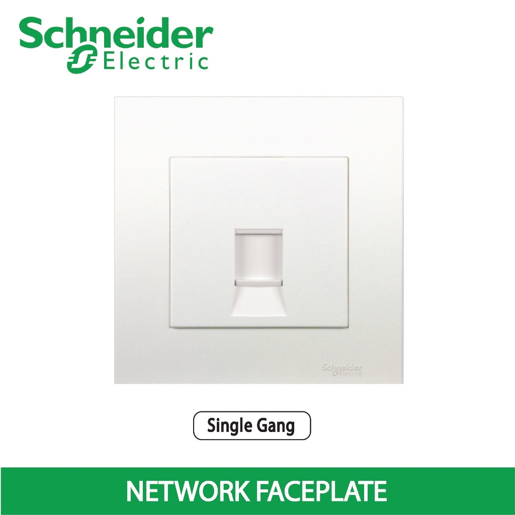 Schneider Cat6 Network Faceplate | Shopee Malaysia