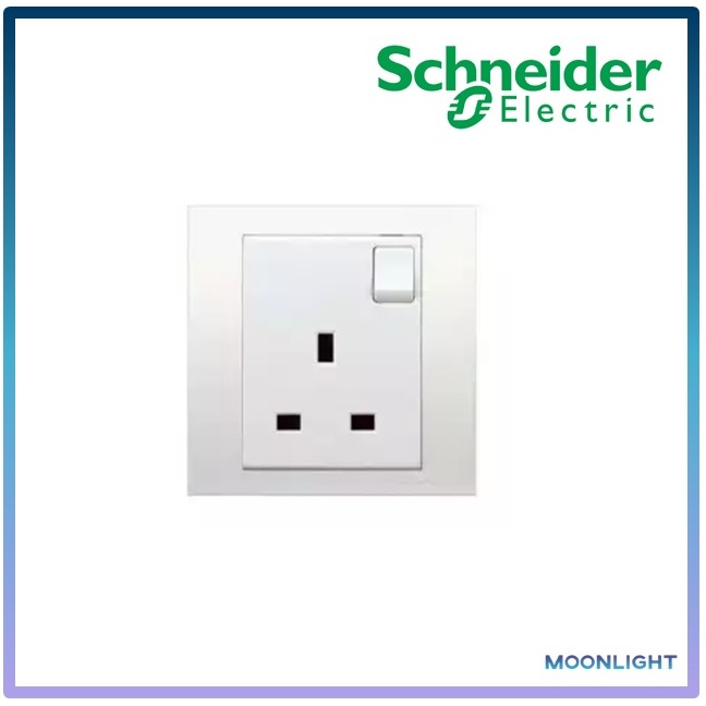 Schneider Vivace 13A Switch Socket (3 Pin Plug) | Shopee Malaysia