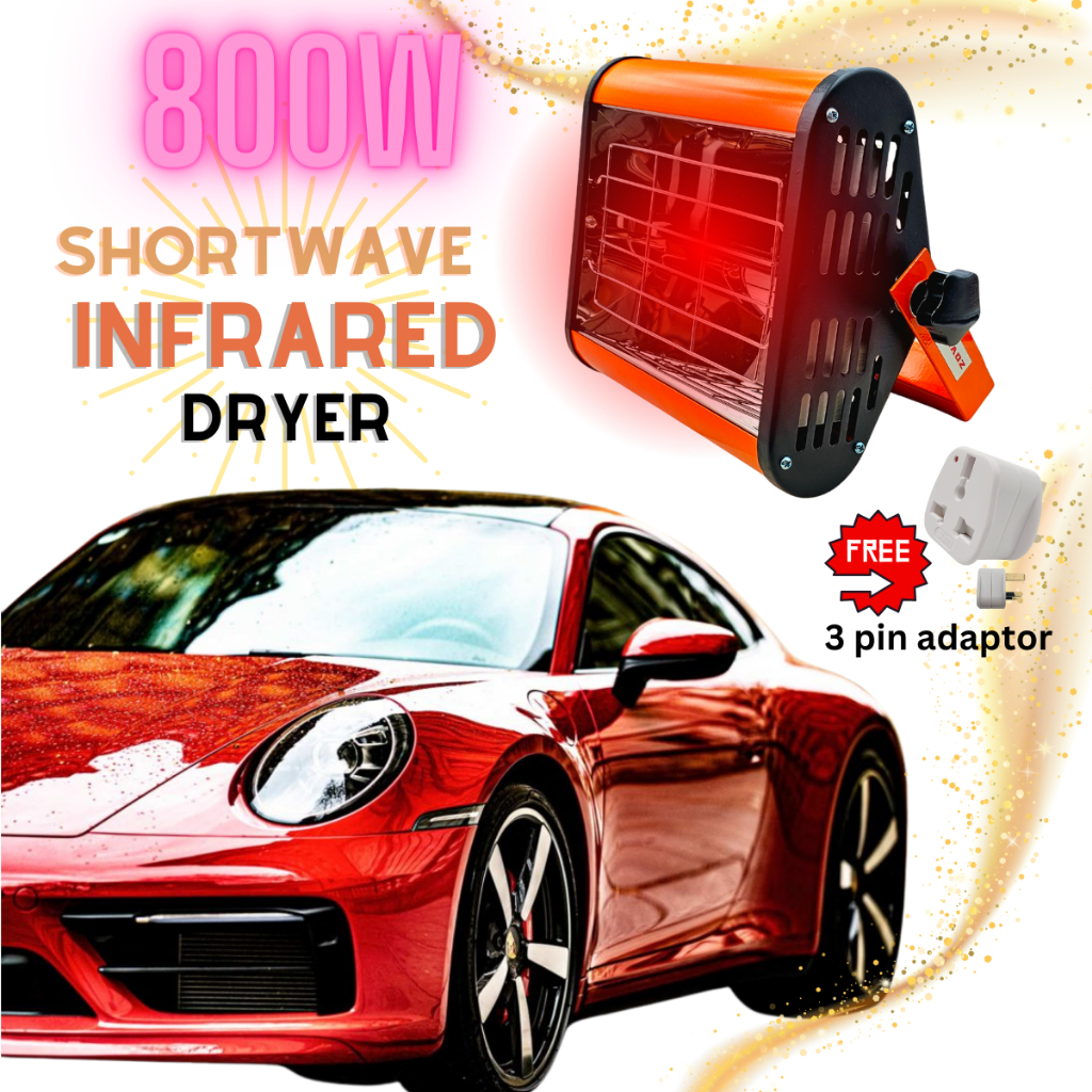 800W Shortwave Infrared Dryer/Paint Dryer with Timer/Infrared Curing ...