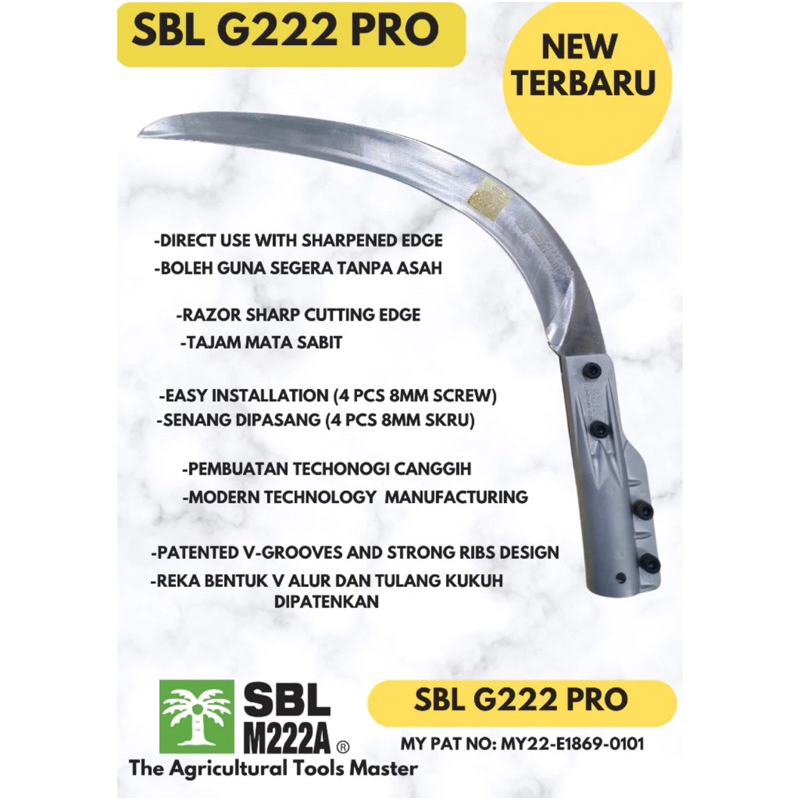 SBL G222 PRO (Complete Set)/Sabit Sawit SBL/Egrek Sawit/Harvesting ...
