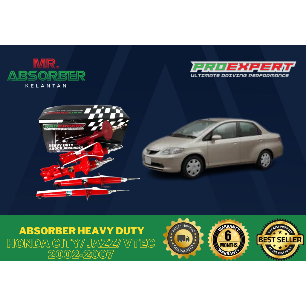 HONDA CITY/JAZZ GD IDSI/VTEC/GD8 2002-2008 ABSORBER PRO EXPERT HEAVY ...