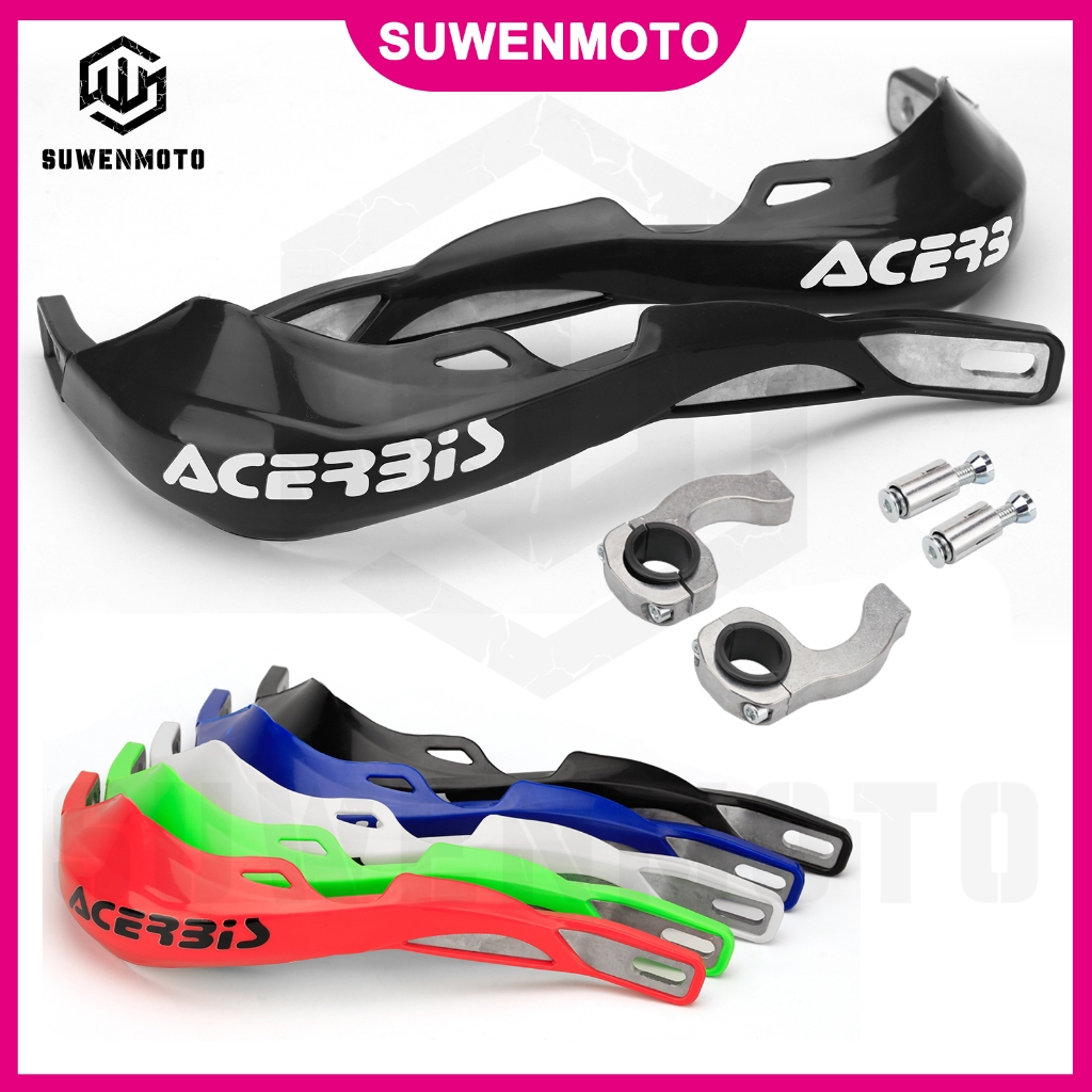 Pair Universal Motorcycle Hand Guards 7/8" 22mm Handlebar Brake Lever ...